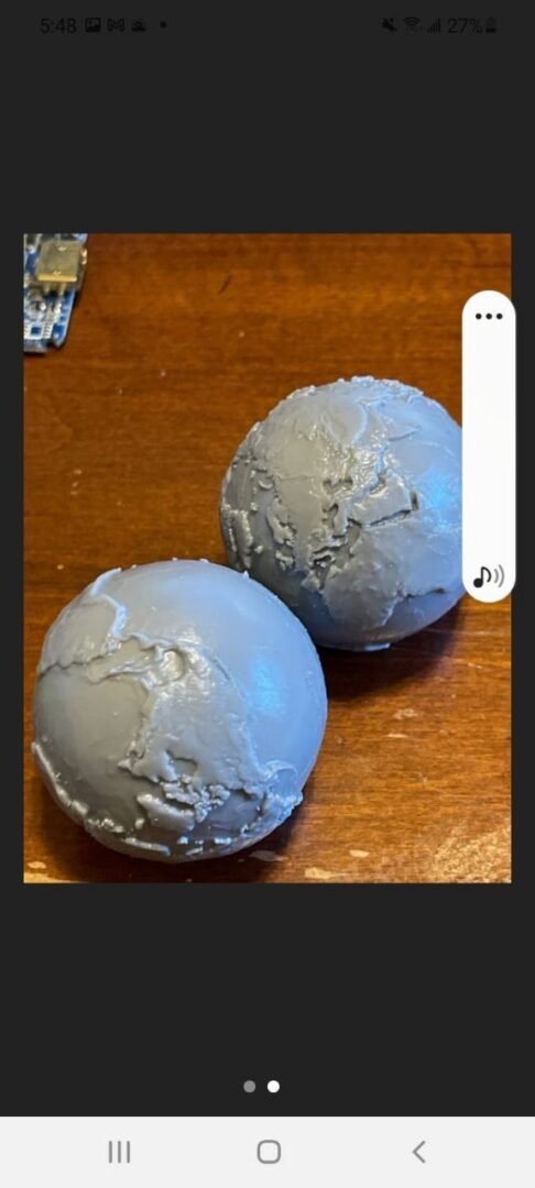3D Printed Earth STL – Exaggerated Relief Topography Model