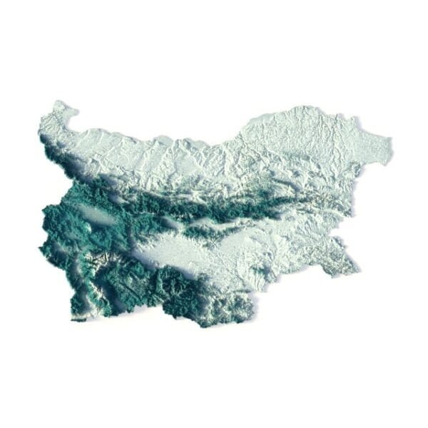 Relief map of Bulgaria | 3D Models and 3D Maps
