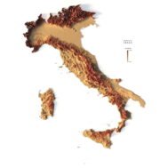 Relief map of Italy | 3D Models and 3D Maps