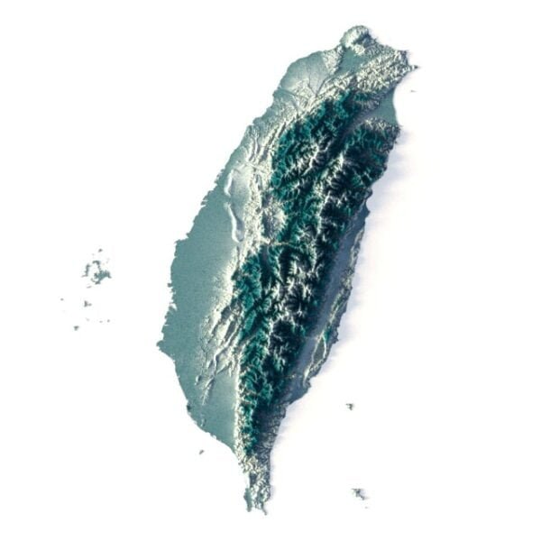 Relief map of Taiwan | 3D Models and 3D Maps