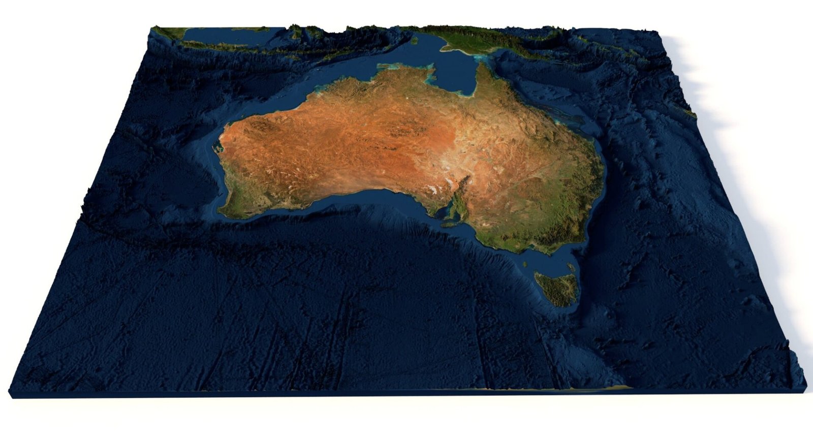 Australia terrain 3D model | 3D Models and 3D Maps