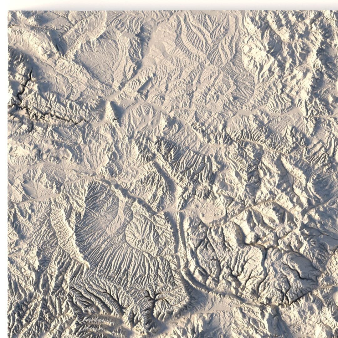 State of Colorado terrain 3D Print model | 3D Models and 3D Maps