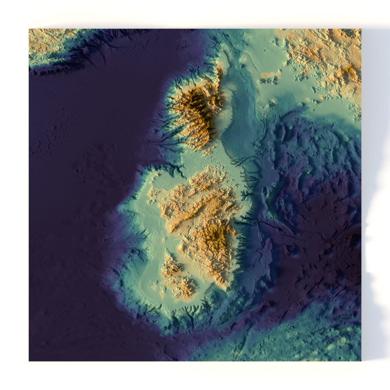 Corsica and Sardinia 3D model | Custom 3D Models and 3D Maps