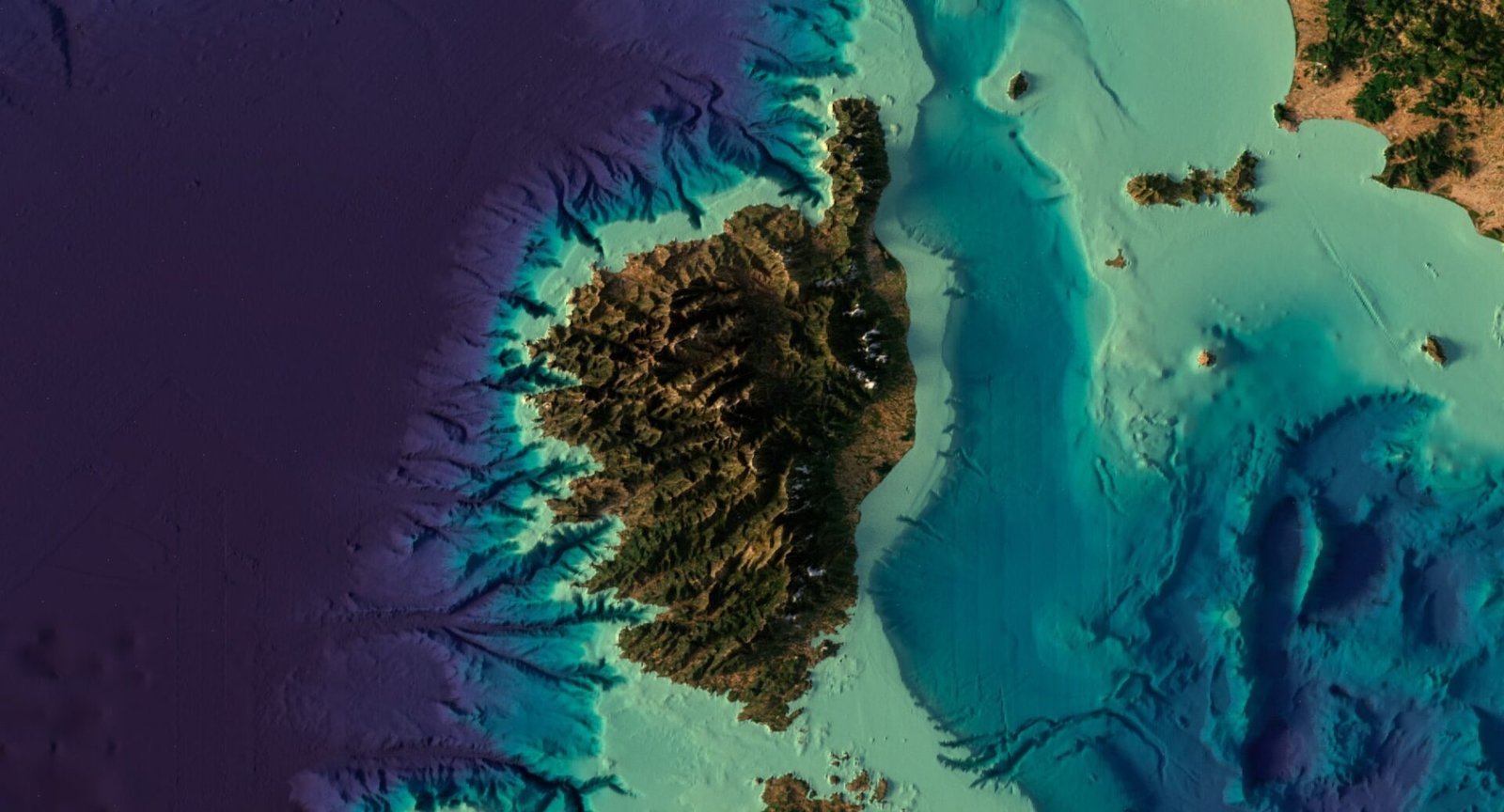 Corsica and Sardinia 3D model | Custom 3D Models and 3D Maps