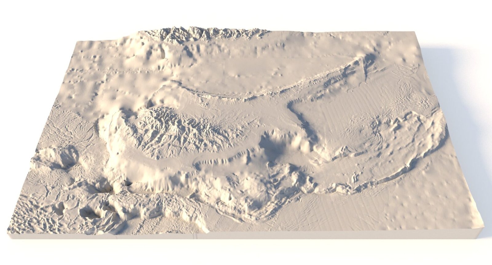 Cyprus 3D terrain without water | Custom 3D Models and 3D Maps