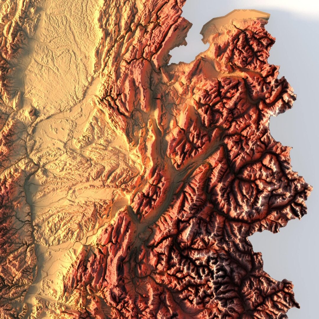 Relief map of France | 3D Models and 3D Maps