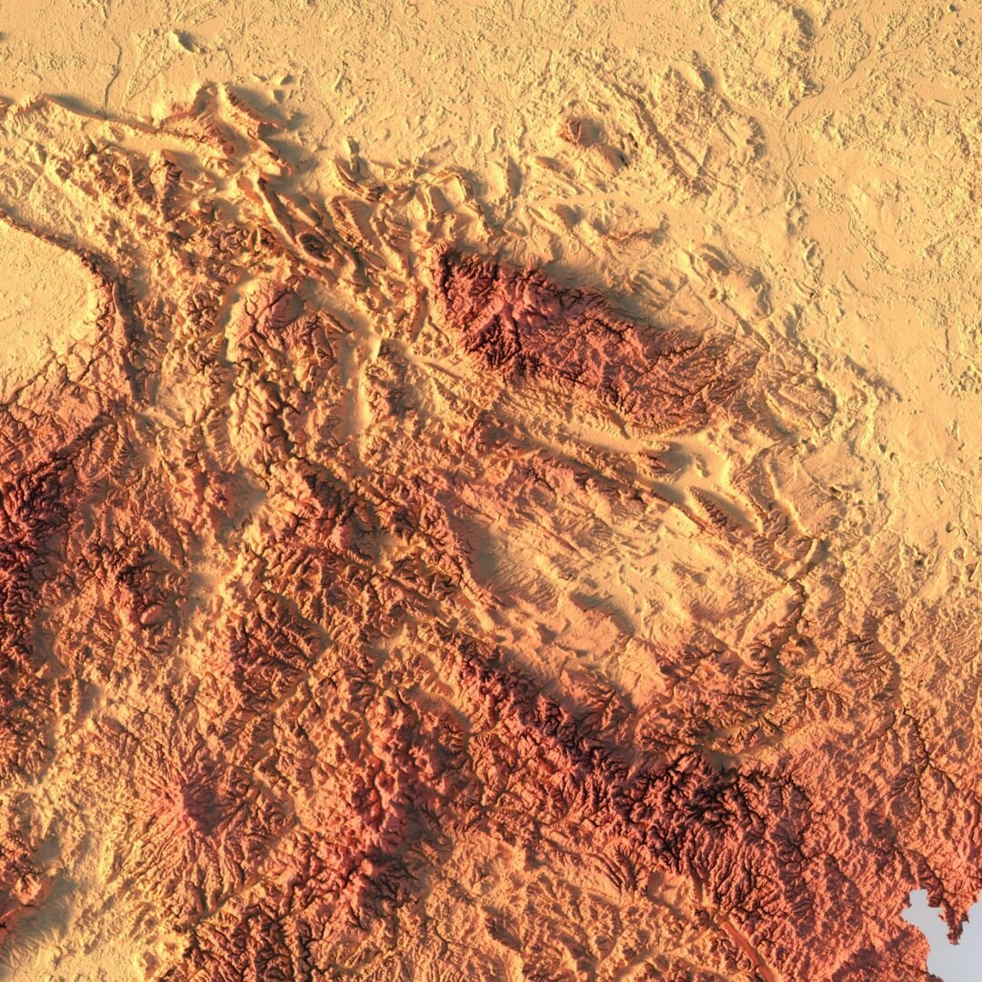 Relief map of Germany | 3D Models and 3D Maps