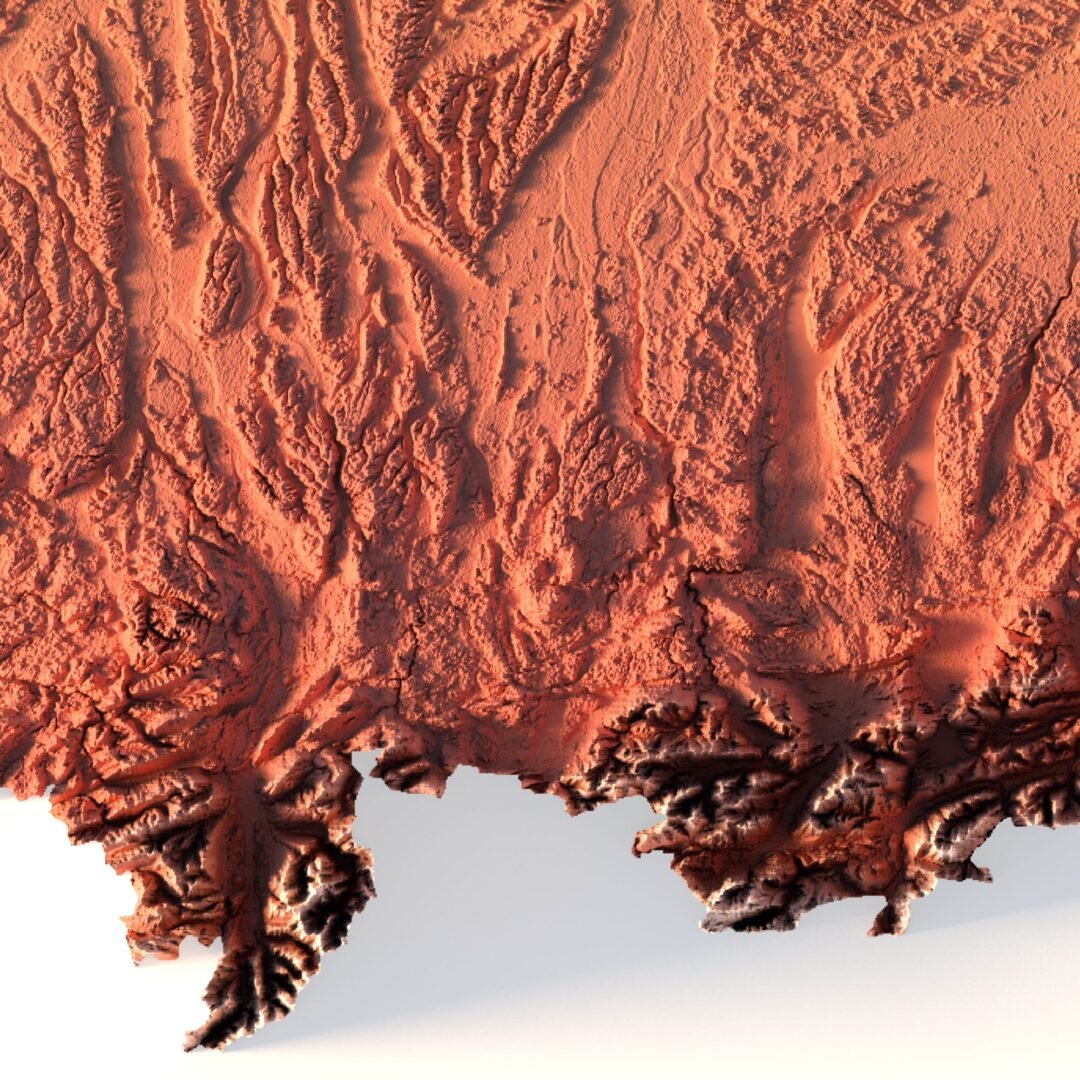 Relief map of Germany | 3D Models and 3D Maps