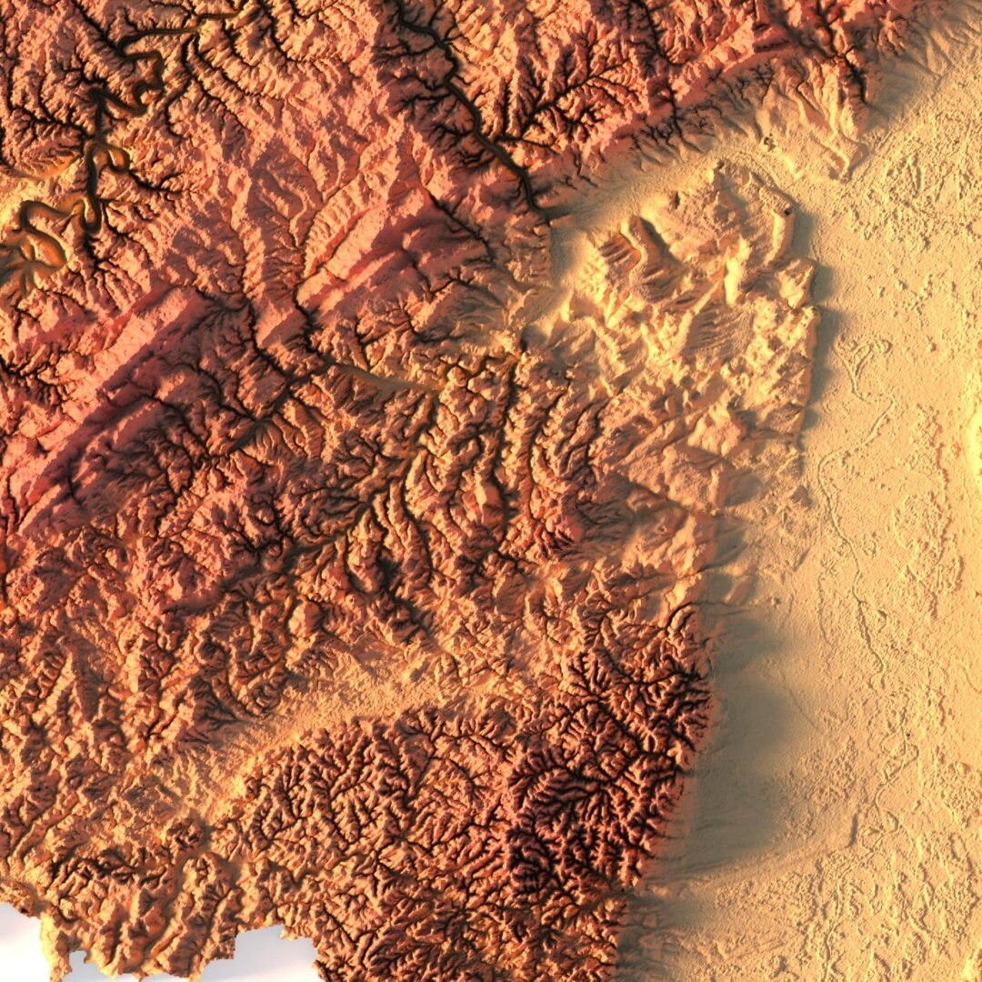 Relief map of Germany | 3D Models and 3D Maps
