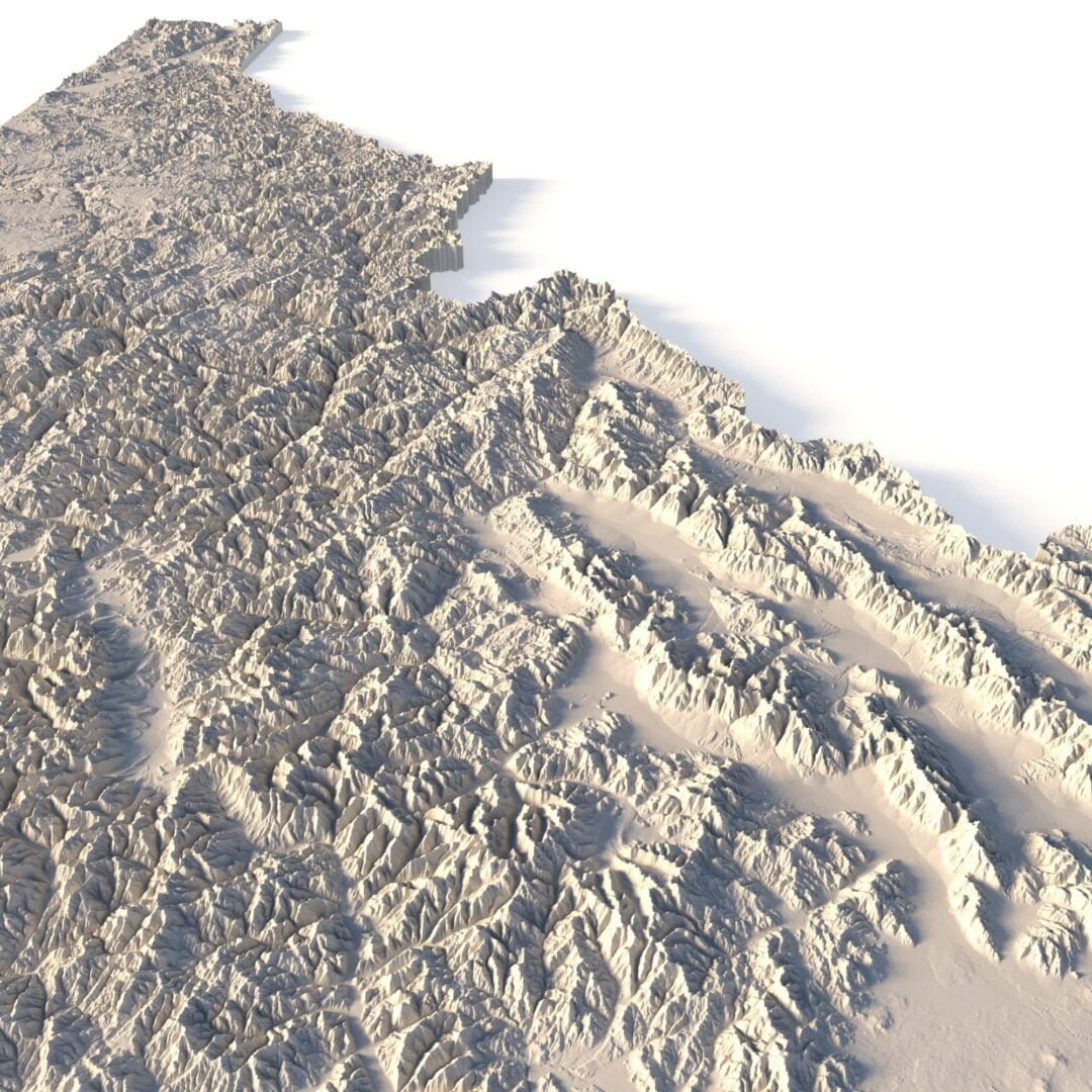 State of Idaho terrain 3D Print model | 3D Models and 3D Maps