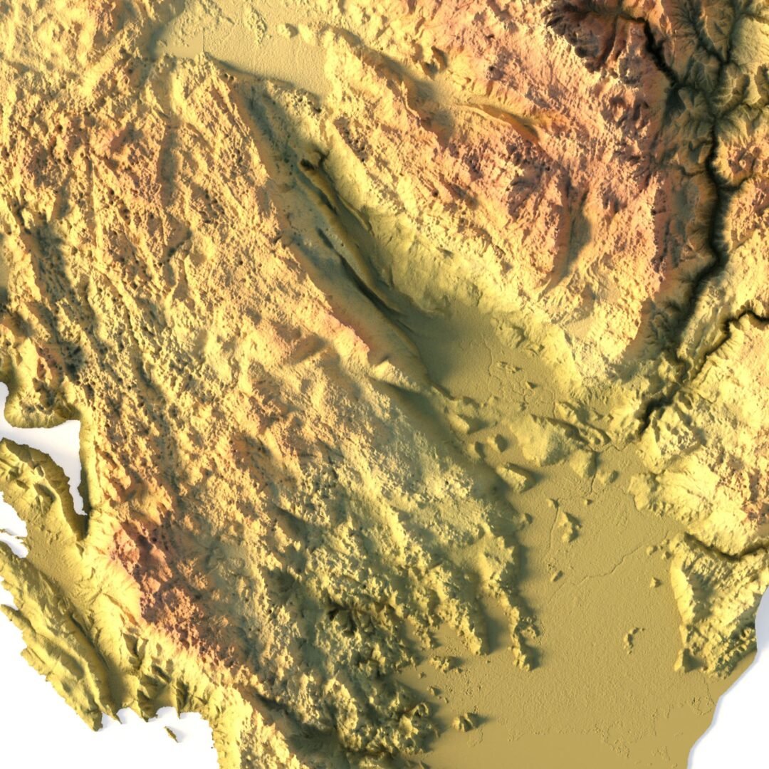 Montenegro terrain 3D Print model | 3D Models and 3D Maps
