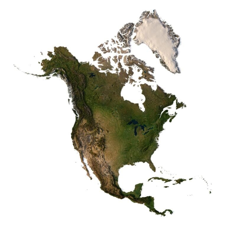 North America 3D model terrain | Custom 3D Models and 3D Maps
