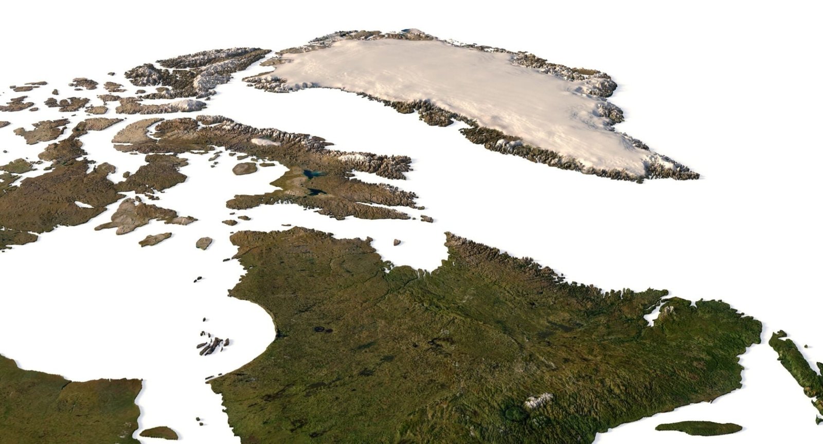 North America 3D model | 3D Models and 3D Maps