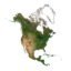 North America 3D model terrain | Custom 3D Models and 3D Maps