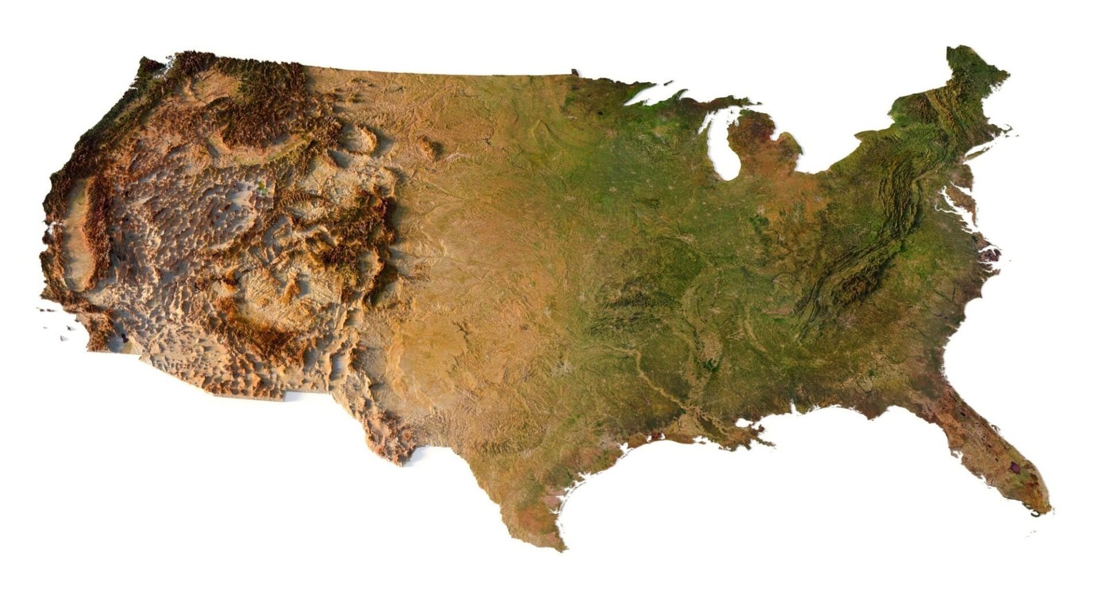 USA 3D model terrain download | Custom 3D Models and 3D Maps