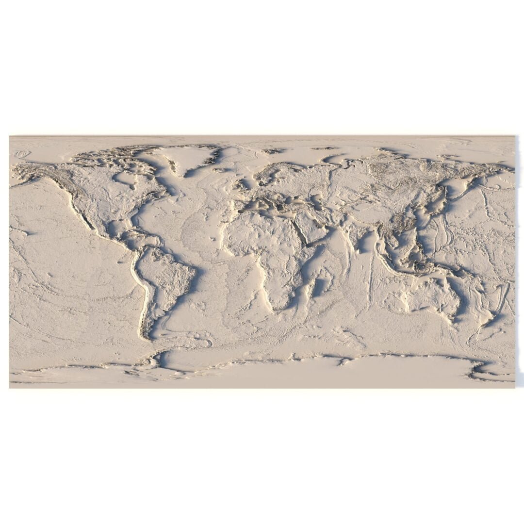 North Pole Map 3D model | Download 3D Models and 3D Maps