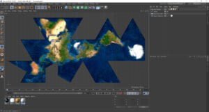 Dymaxion World Map 3D – Fuller Projection with Global Mapping