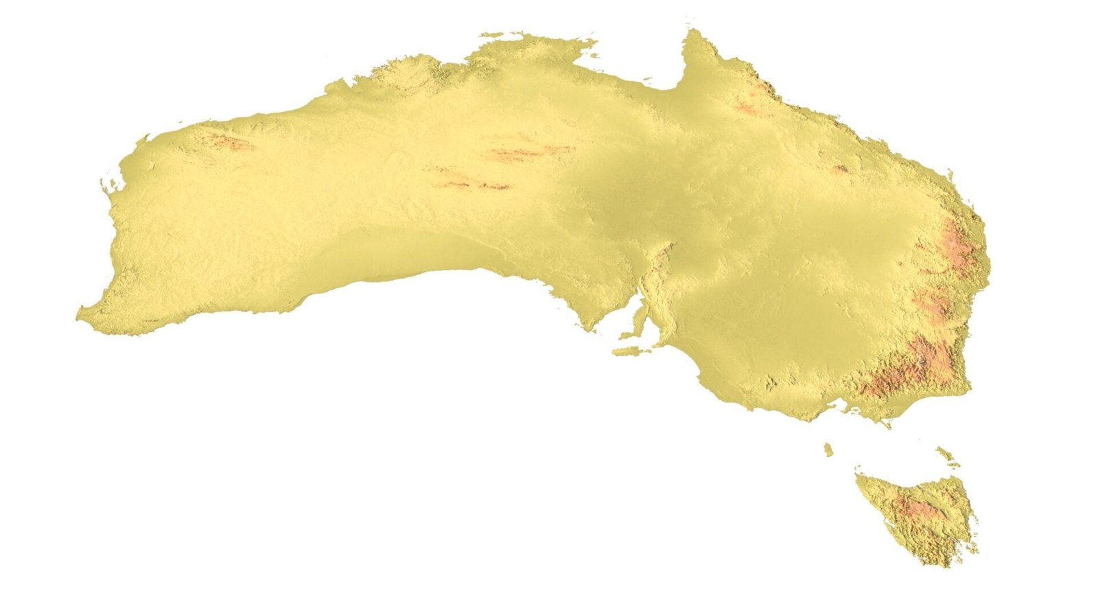 Australia 3D model terrain | Custom 3D Models and 3D Maps