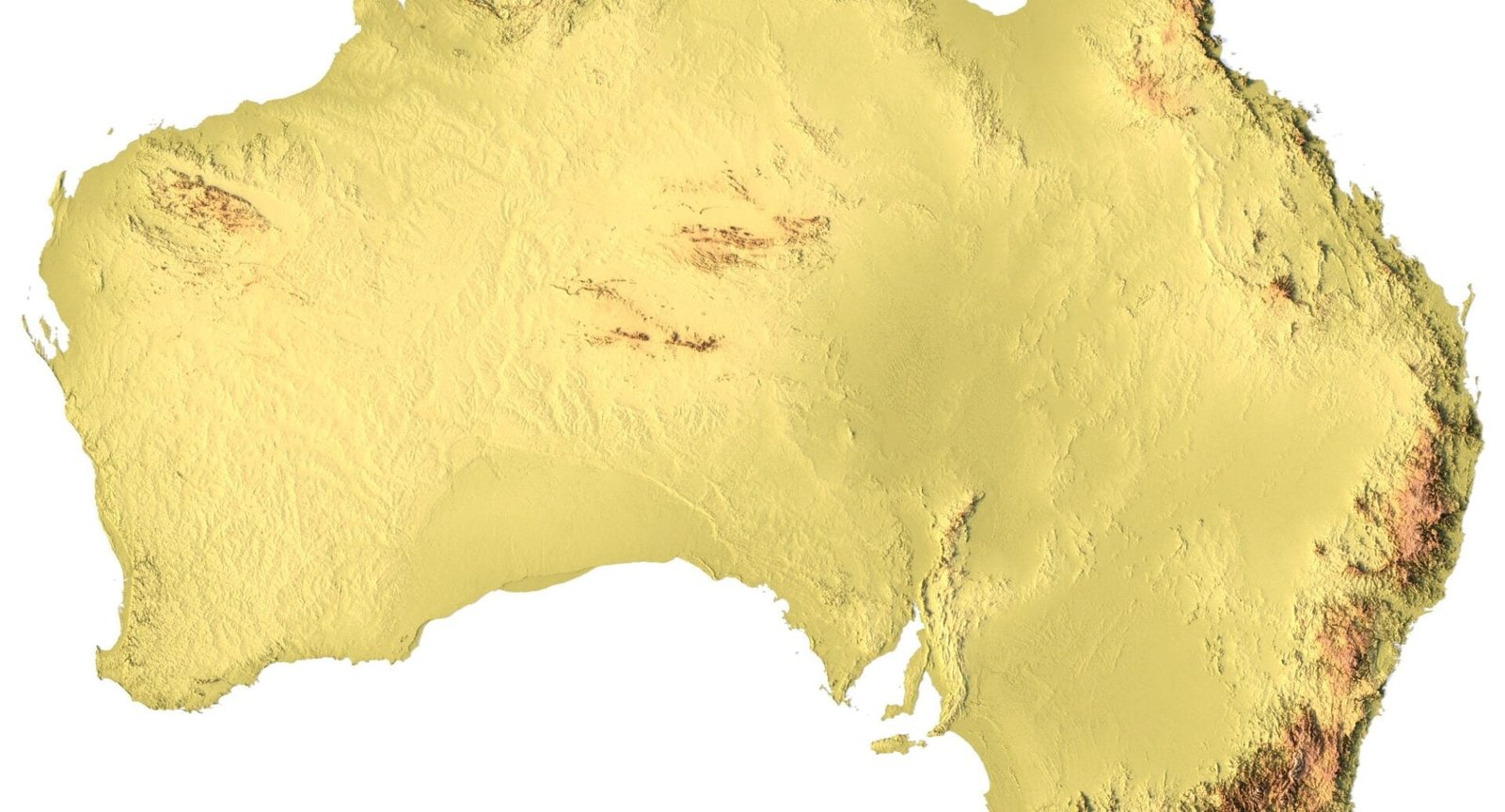 Australia 3D model terrain | Custom 3D Models and 3D Maps