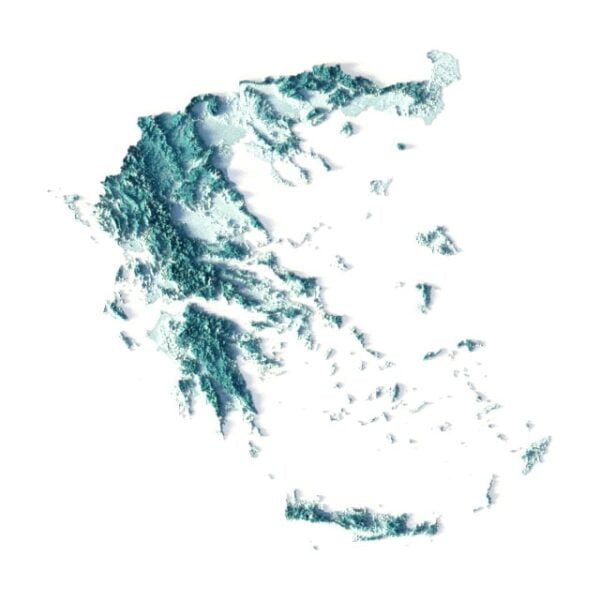 Relief map of Greece | 3D Models and 3D Maps