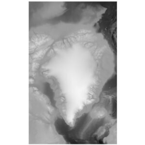 Greenland 3D terrain without water | Custom 3D Models and 3D Maps