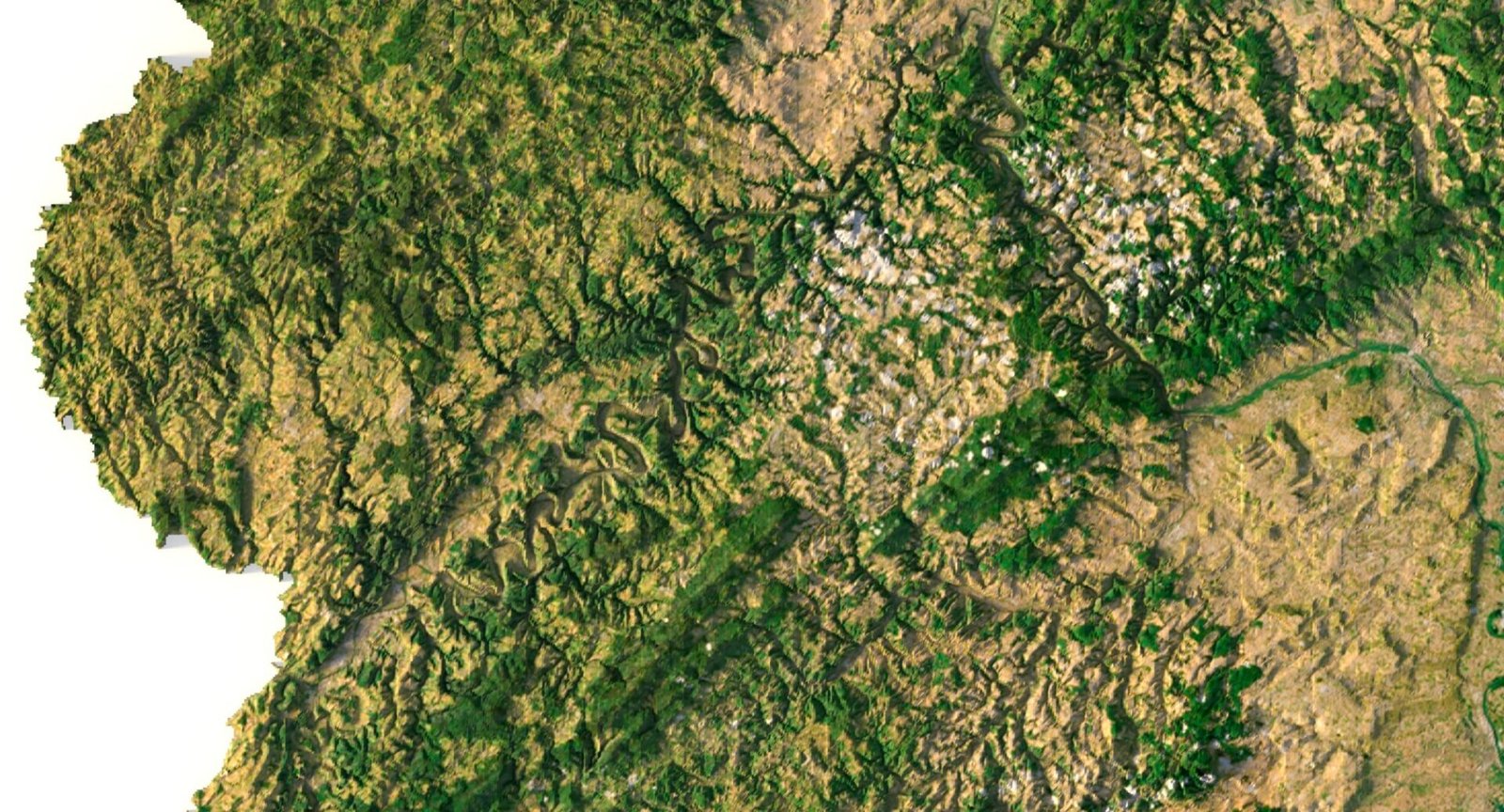 Germany 3D model terrain | Custom 3D Models and 3D Maps