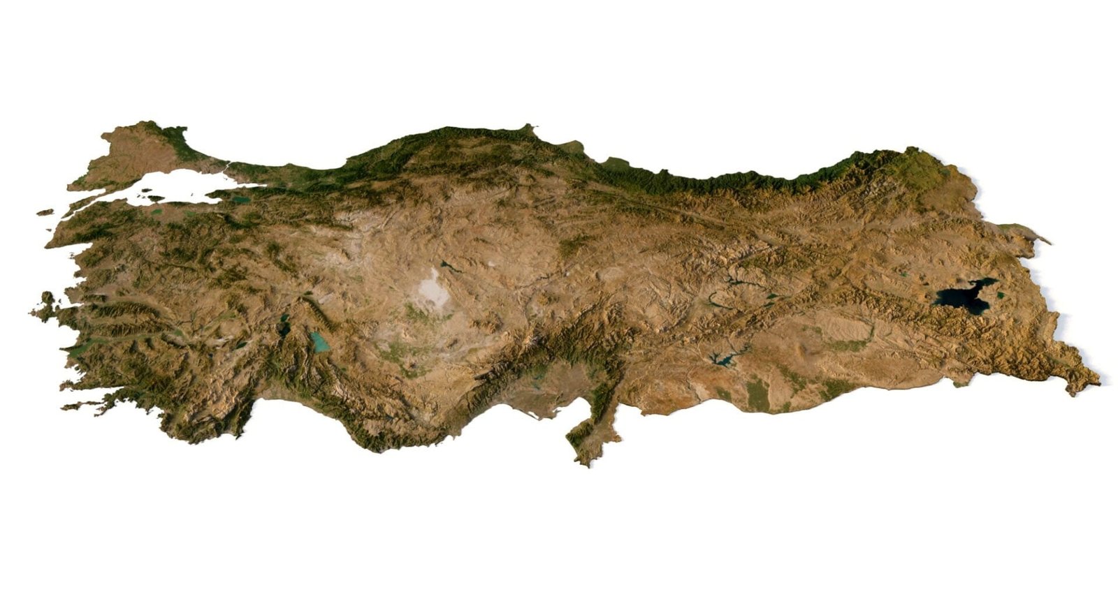 Turkey 3D model terrain | Custom 3D Models and 3D Maps