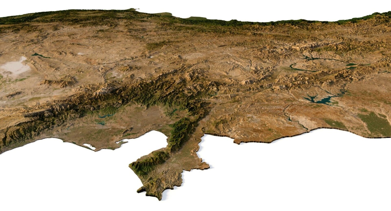 Turkey 3D model terrain | Custom 3D Models and 3D Maps