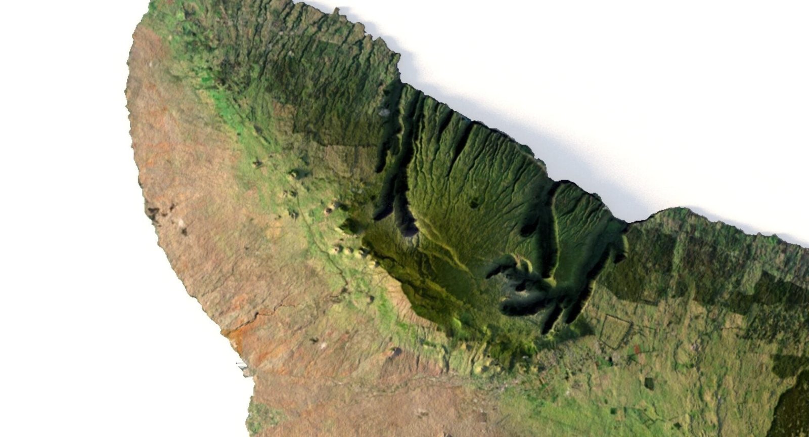 Hawaii 3D model terrain | Custom 3D Models and 3D Maps