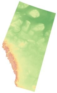 Buy high-quality Alberta 3D Model Terrain for 3D Design and Art