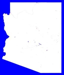 Buy Arizona State 3D Model Terrain Map for 3D Design and Art