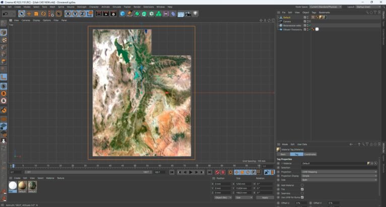 Buy Utah State 3D Model Terrain Map for 3D Design and Art