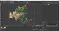 Asia Terrain 3D Model – Realistic Topography for 3D Design