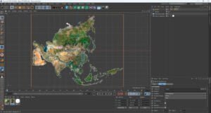 Asia Terrain 3D Model – Realistic Topography for 3D Design