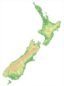 New Zealand Terrain Map 3D Model | Elevation & Topography