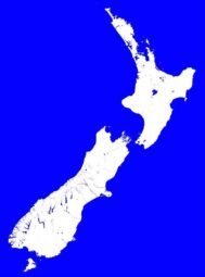 New Zealand Terrain Map 3D Model | Elevation & Topography