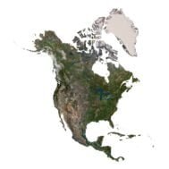 North America 3D model terrain | Custom 3D Models and 3D Maps