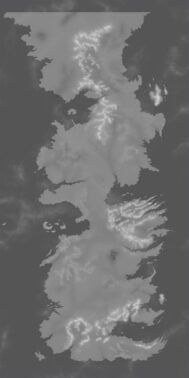 Westeros 3D Map STL | Game of Thrones 3D Model (OBJ, C4D)