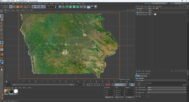 Iowa 3D Model Terrain Map for 3D Design and Art Download