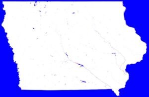 Iowa 3D Model Terrain Map for 3D Design and Art Download
