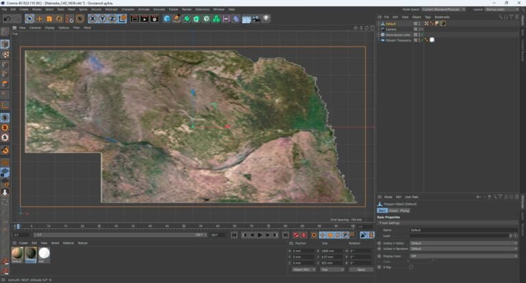 Nebraska 3D Model Terrain Map for 3D Design and Art Download