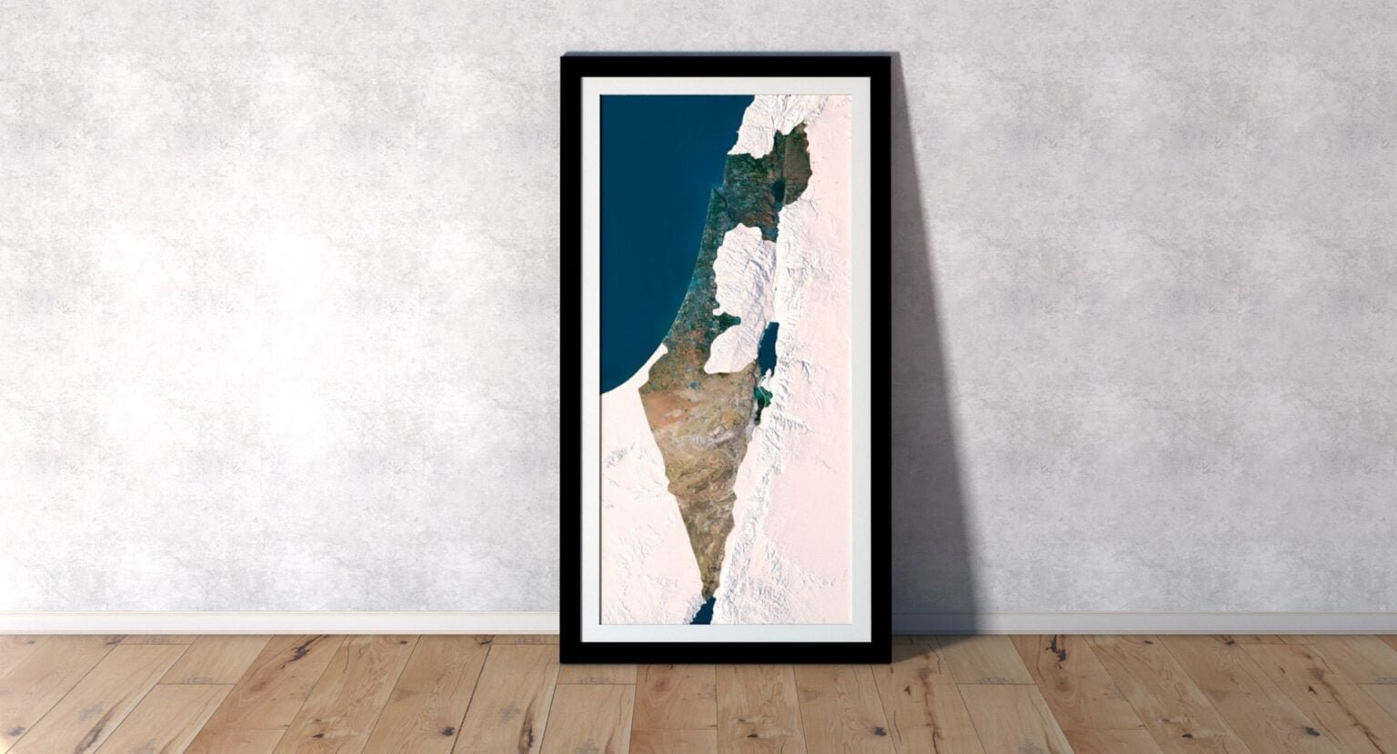 Israel 3D Map – High Resolution Topographic Render | Terrain Map