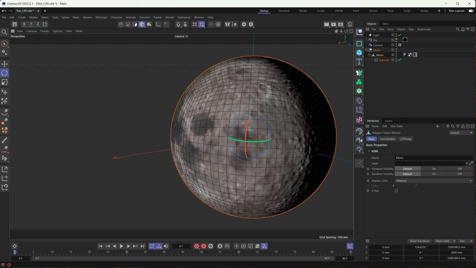 Realistic 3D Model of the Moon | Lunar Surface for VR and Science