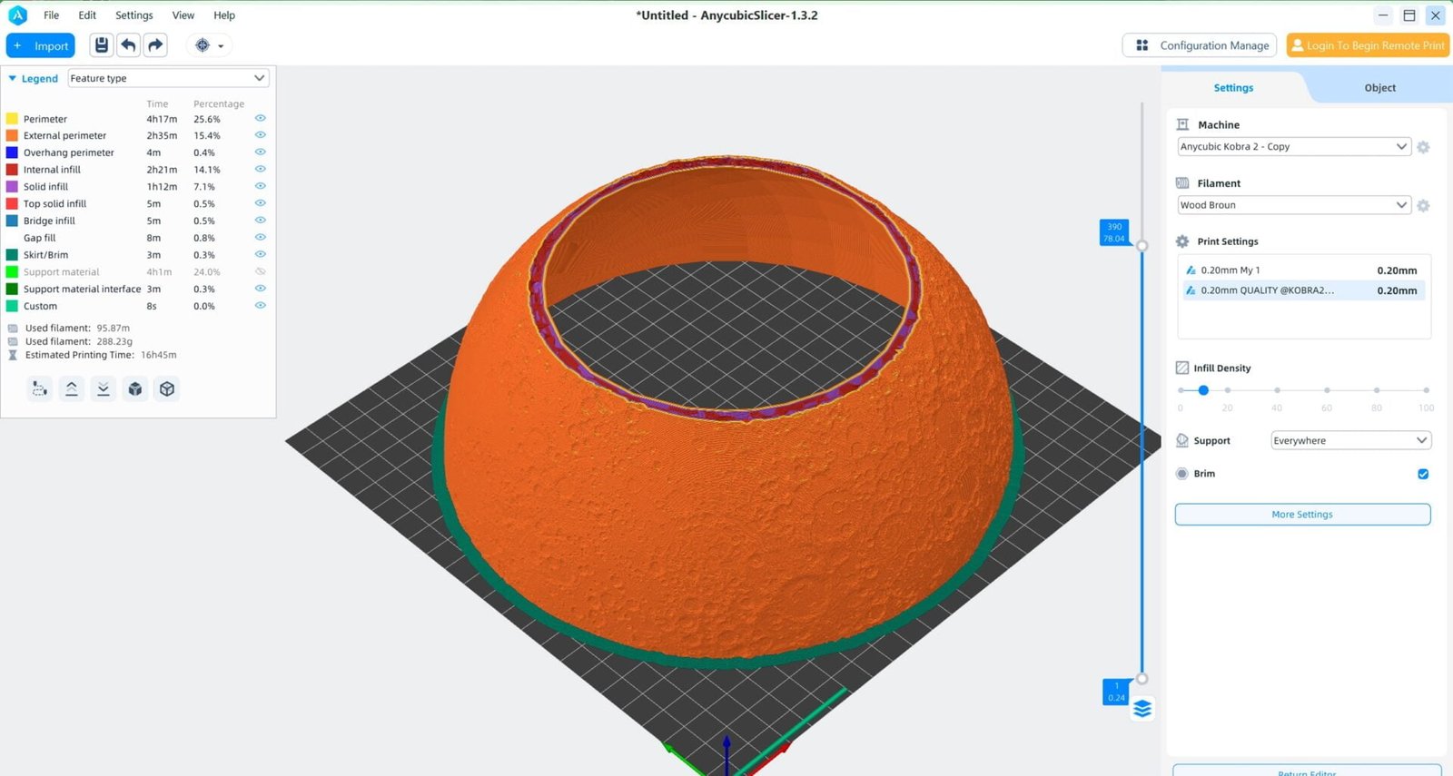 Moon STL 3D Model – Highly Detailed for 3D Printing