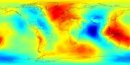 Earth’s Gravity Map 3D Model – Global Gravity Anomalies