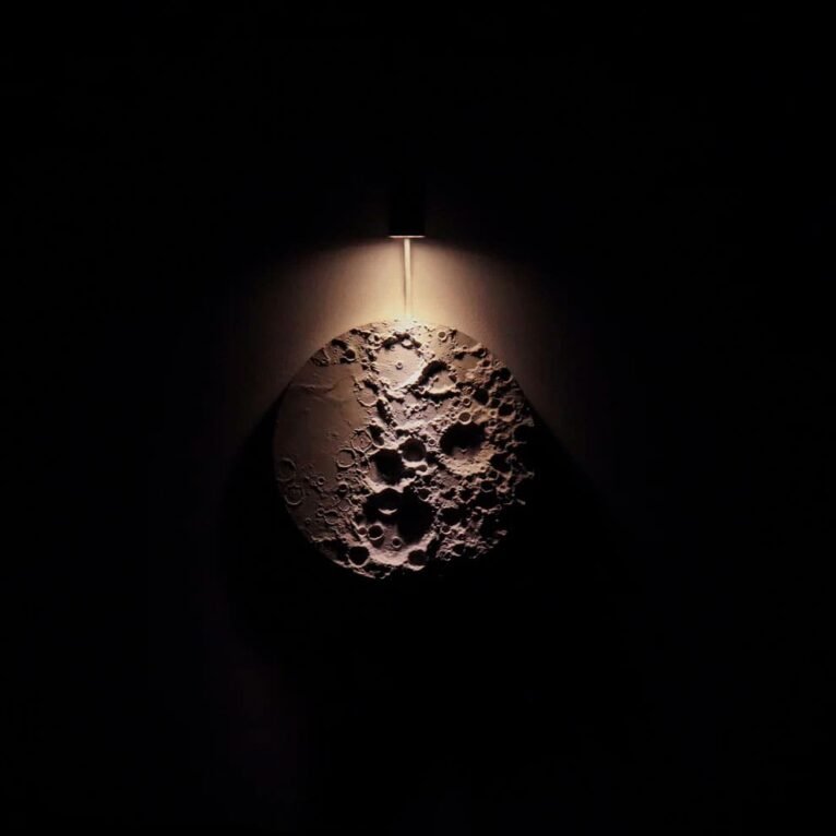 Moon Surface 3D Model: Realistic Visual Representation of Lunar Landscape