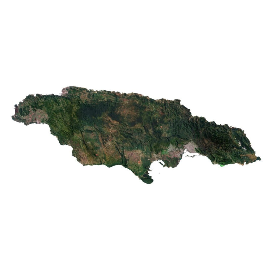 Venezuela 3D Model Terrain Map for 3D Design and Art. Download
