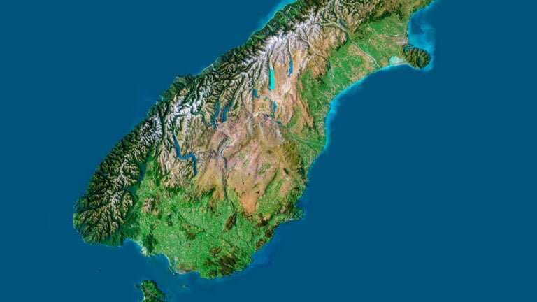 3D Map of New Zealand | Accurate Digital Terrain Model