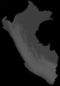 Peru 3D Model Terrain Map for 3D Design and Art. Download