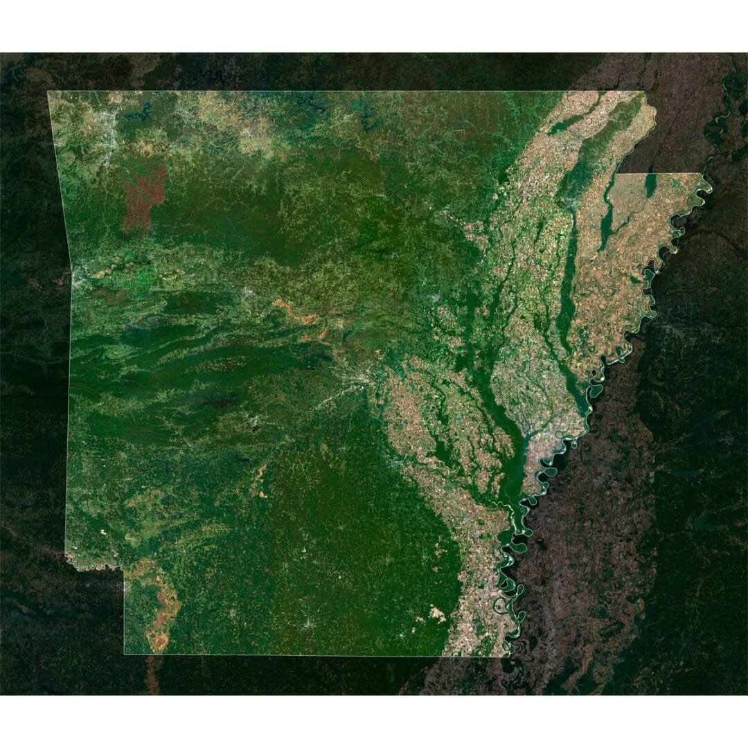 North America Satellite Map - High-Resolution Satellite Imagery